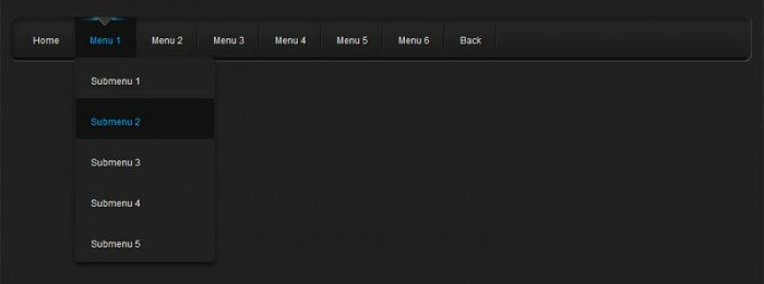Pure CSS3 LavaLamp Menu - Script Tutorials